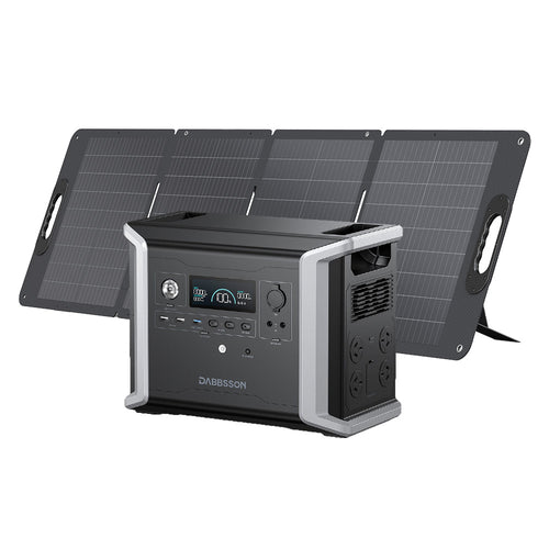 Dabbsson - Home Backup Power Station, Solar Generator Kit