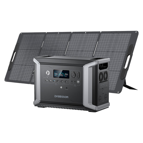 Dabbsson - Home Backup Power Station, Solar Generator Kit